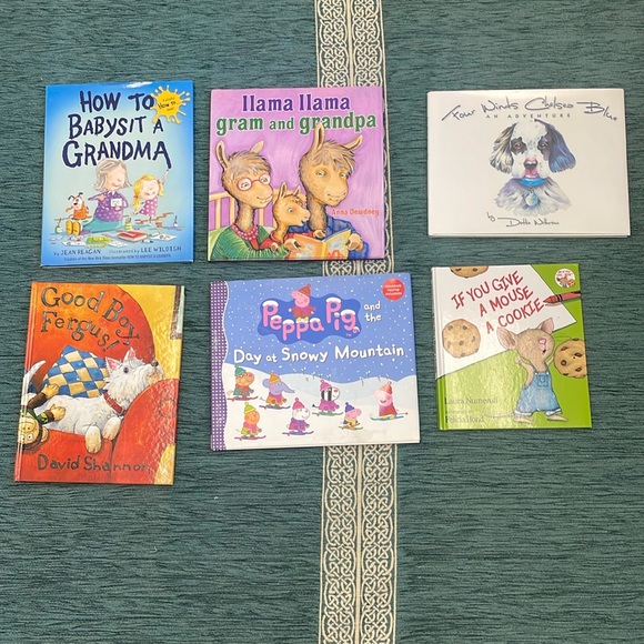 Peppa Pig | Other | Childrens Book Lot Dogs Grandma 6 Hardcovers Mouse ...
